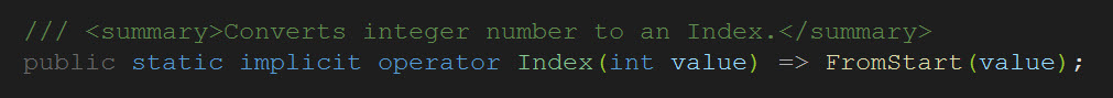 Dissecting C# Ranges